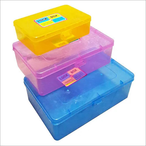 Plastic Lock Box, For Storage Use, Pattern : Plain at Best Price in ...