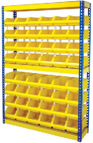 Kaizen Mild Steel Bin Storage Rack, Size : 4 Feet (Width) at Rs 1000 in ...