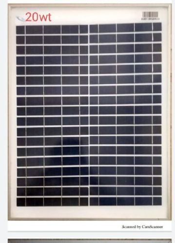 Rectangular Solar Panel Plate, For Power Supply, Feature : Light Weight ...