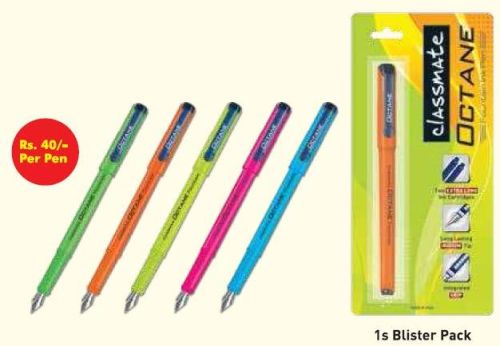 Classmate Octane Fountain Pen, Length : 4-6inch at Rs 40 in Bangalore ...