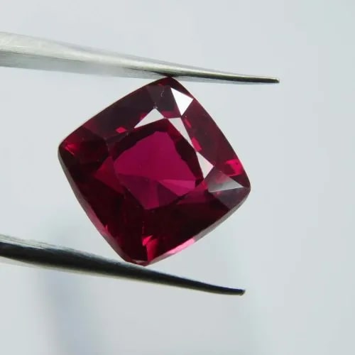 Polished Square Ruby Gemstone, For Jewellery, Size : 0.5 Inch at Best ...