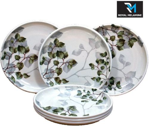 Round 11 Inch Melamine Plate Set, For Home Use, Hotels, Restaurant ...