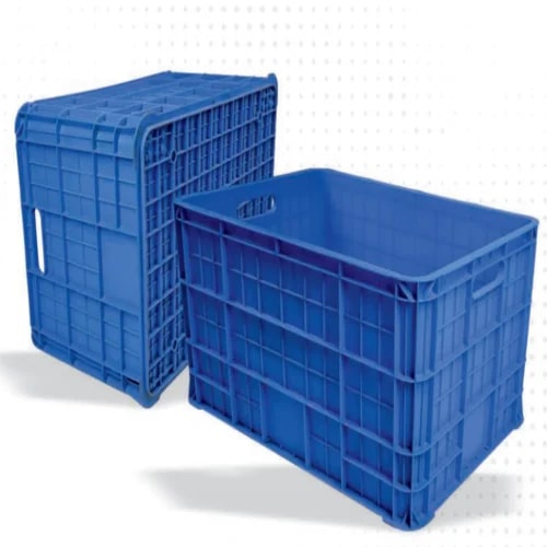 Plastic UCH 810X570X425mm Industrial Crate, Style : Solid Box at Rs ...