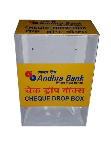 Andhra Bank Cheque Drop Box at Best Price in Delhi - ID: 6621871 ...
