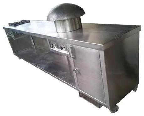 Stainless Steel Rumali Roti Display Counter, Color : Silver at Rs 16000 ...