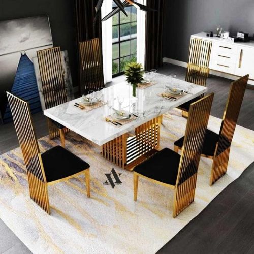 Patron 6 Seater Metal Dining Table Set at Rs 149200 in Ghaziabad - ID ...
