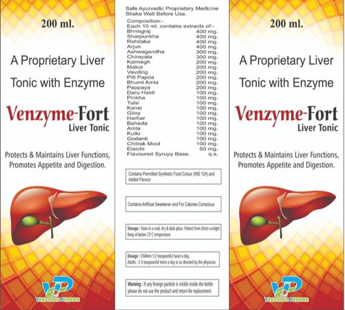 VENZYME FORT Liver Tonic, Packaging Size : 200 mL at Rs 135 in ...