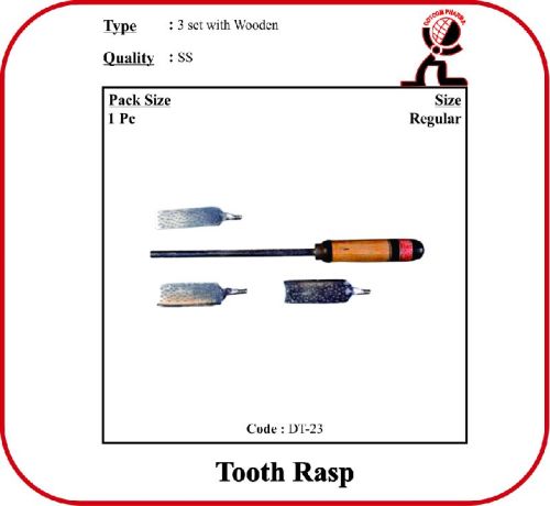 Stainless Steel Polished Tooth Rasp, For Veterinary Use, Feature : Best ...