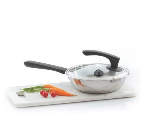 Tupperware Stainless Steel SS Fry Pan, Color : Silver Black at Rs 7950 ...