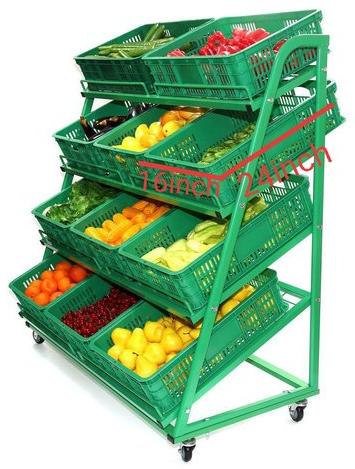 Iron Vegetable Racks, For Commercial, Feature : Fine Finished at Rs ...