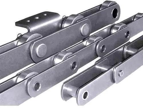 Polished Steel Conveyor Chain, For Moving Goods, Length : 30-40eet at ...