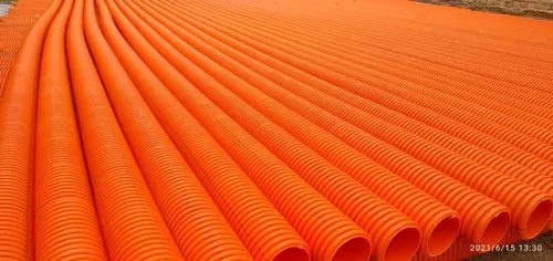 Round 90mm HDPE DWC Pipes, For Cable Duct Installation, Color : Orange at Rs 66 in Bhiwani