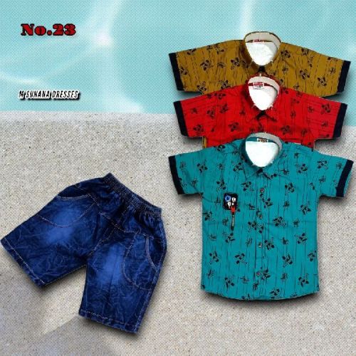 Cotton Printed Baba Boys Suit, Feature : Comfortable, Attractive ...