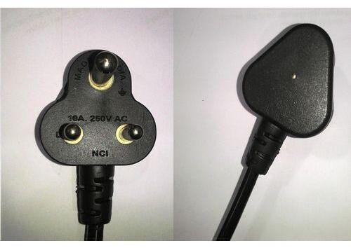 Three Pin Power Cord, Color : Black at Rs 55 in Ahmedabad - ID: 2022163