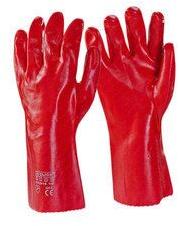 PVC Safety Gloves, For Gardening, Oil/Chemical Handling, Size : Small ...