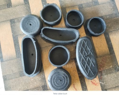 Black Multi Shape Patla Stool Leg Rubber Bush, For Industrial ...