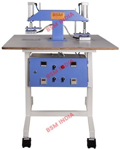 Bsm India Semi Automatic Pneumatic Label Fusing Machine, Color : Blue ...