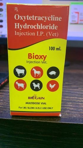Bioxy Oxytetracycline Hydrochloride Injection, Packaging Type : Glass ...