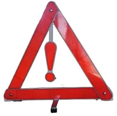 Plastic Reflective Warning Triangle, Color : Red at Rs 200 in Jammu ...