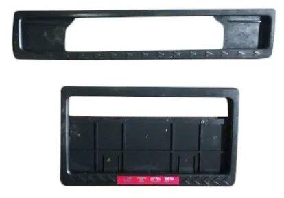 Rectangular Plastic Number Plate Frame, Color : Black at Rs 20 in Delhi ...