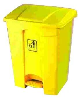 Plastic Designer Foot Pedal Dustbin, Color : Yellow at Rs 900 in ...