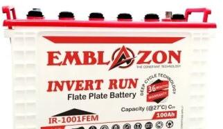 Emblazon Inverter Flat Plate Battery at Rs 5000 in Delhi - ID: 6865114