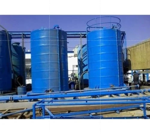 Blue Round Stainless Steel Acid Storage Tank at Rs 80000 in Thane - ID ...