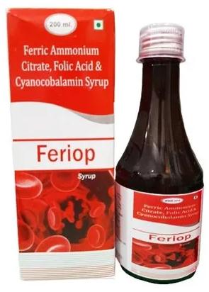 Ferric Ammonium Citrate Folic Acid & Cyanocobalamin Syrup at Best Price ...