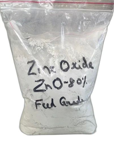Feed Grade Zinc Oxide Powder, Packaging Type : Packet at Rs 80 in Ahmedabad - ID: 6818783
