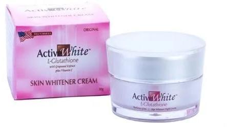 Active White L-Glutathione Skin Whitening Cream, Shelf Life : 24 Months ...