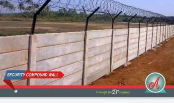 Prefab Build Concrete Security Compound Wall, For Farmhouse at Rs 90 in ...