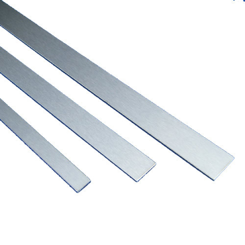 Grey Rectangle Polished Stainless Steel Strips, For Industrial ...