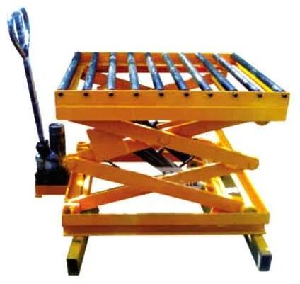 Hydraulic High Rise Lift Table, For Industrial, Feature : Rust Proof ...