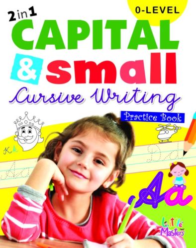 0-level 2in 1 Capital Small Cursive Writing Book at Rs 63 in Noida - ID ...