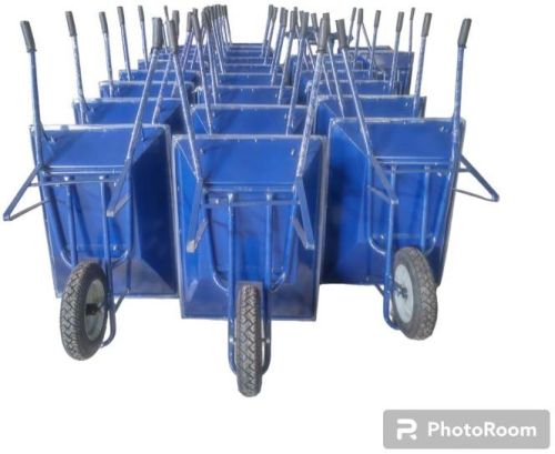 ABS Coated Pipe Wheel Barrow Blue(Single Wheel), For Garden Use ...
