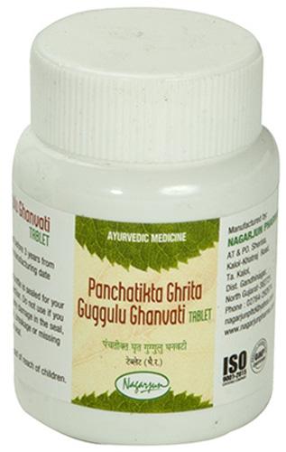 Nagarjuna Panchatikta Ghrita Guggulu Ghanvati Tablets, Packaging Type ...