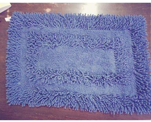 Cotton Plain Shaggy Floor Rugs, Technics : Machine Made at USD 1.5 ...