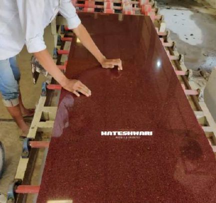 Polished Ruby Red Granite Slab, For Construction, Size : Standard at Rs 85 in Ajmer