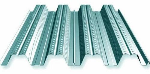 Non Polished Mild Steel Decking Sheet, For Building Material, Commercial, Industrial ...