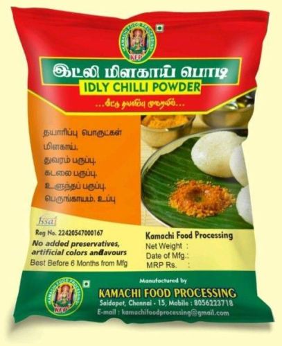 Blended Garlic Idly Podi Powder, For Cooking, Packaging Type : Plastic ...