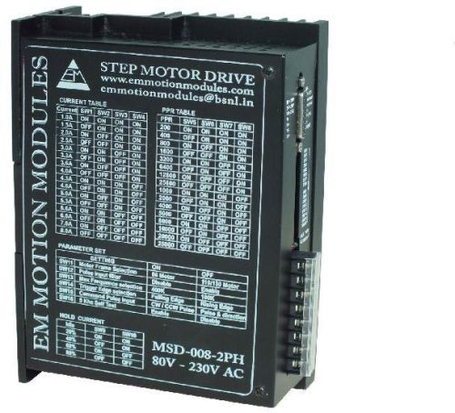 MSD-008-2PH Stepper Motor Driver Module, Color : Black at Best Price in ...