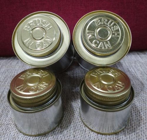 Silver Cylindrical PVC Cement Tin Can, For Packaging, Pattern : Plain ...