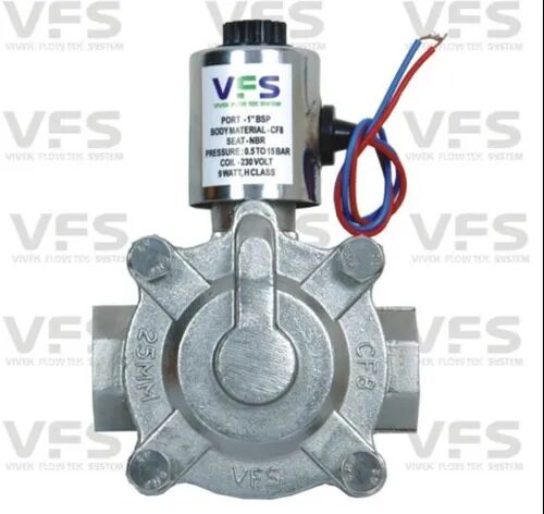 SS304 Water Solenoid Valve, Actuation Type : Normally Close at Rs 1640 in Surat - ID: 6532189