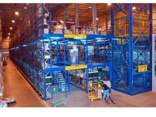 Myriad Mild Steel Industrial Heavy Duty Racks, Color : Blue, Yellow ...