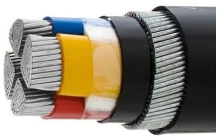 Black XLPE A2XY4C70 Aluminium Unarmoured Cable, For Industrial, Voltage : 1100 V at Rs 474 in ...