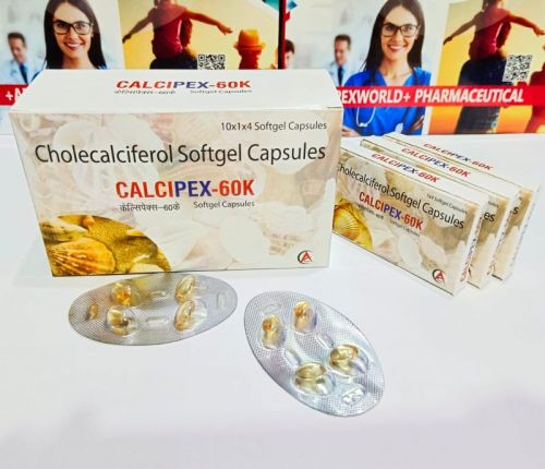 Calcipex-60K Capsules, Composition : Cholecalciferol at Rs 1200 in ...
