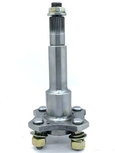 Round Coated Alloy Steel TVS King Rear Axle, For Automotive Use ...