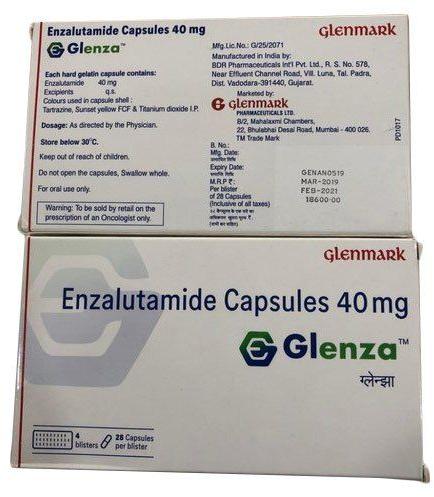 Glenza Enzalutamide Capsules 40 Mg 30,000 / Box at Rs 25000 in Fatehpur - ID: 6801235