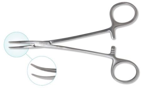 Silver Stainless Steel Halstead Mosquito Surgical Forceps, For Hospital ...