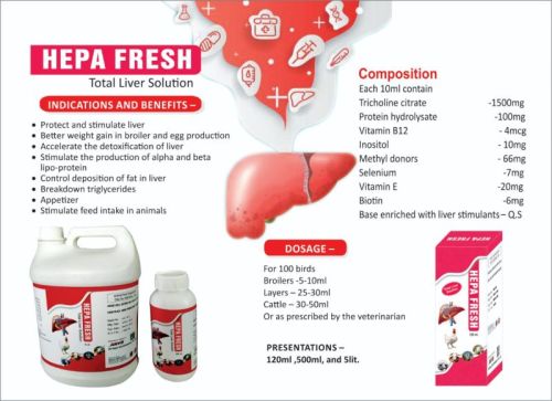 Hepafresh Poultry Liver Tonic, Packaging Type : PET HDPE at Rs 180 in Haridwar - ID: 7269474
